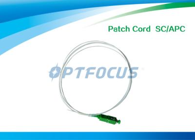 China SC APC Fiber Optic Patch Cable Single Mode 9/125um Low Loss 1m for sale