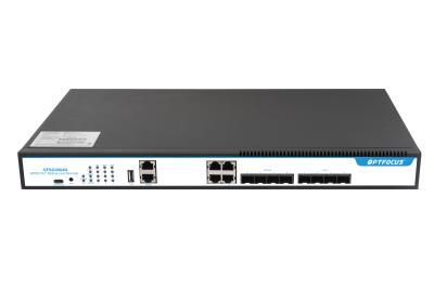 China WEB, CLI ,SNMP management 4*SPF Ports 4 PON Port FTTH Fiber Optical GPON OLT Device for sale