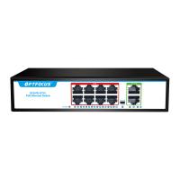 China 8 Port Gigabit PoE Switch 8x1000Mbps PoE plus 2x1000Mbps Uplink 120W for IP Camera NVR for sale