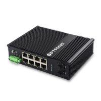 China 8 Port Industrial PoE Switch 8x Gigabit PoE Plus 2x SFP Slot 30W per Port for sale