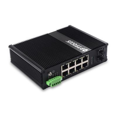 China 8 Port Industrial PoE Switch 8x Gigabit PoE Plus 2x SFP Slot 30W per Port for sale