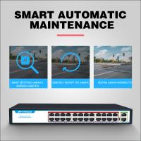 China Customized 24 Port POE Switch 2*10/100/1000mbps UP-Link Port For ISP for sale