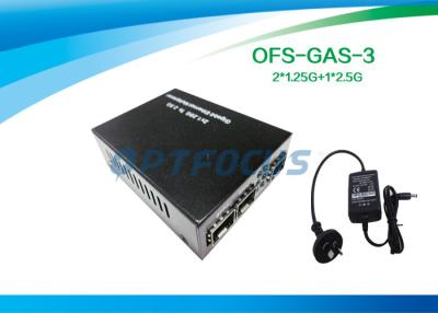 China 2.5G Gigabit Fiber Media Converter for sale