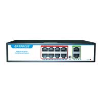 China 8 Port PoE Switch 8x10/100Mbps PoE Plus 2x10/100/1000Mbps Uplink 120W for IP Camera CCTV for sale