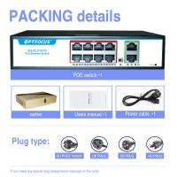 China 8 Port PoE Switch 8x10/100Mbps PoE Plus 2x10/100/1000Mbps Uplink 120W for IP Camera CCTV for sale