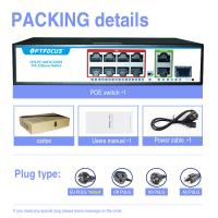 China 8 Port Gigabit Managed PoE Switch 1310nm Single Mode Fiber 20km 120W for sale