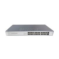 China 24 Port Gigabit Ethernet Network Switch 10/100/1000M RJ45 2 SFP Slots 52Gbps Backplane for sale
