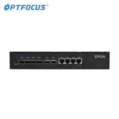 China GPON EPON OLT 24 Ports 1G/10G Uplink 20km Transmission Distance FTTH Fiber Optic Equipment for sale