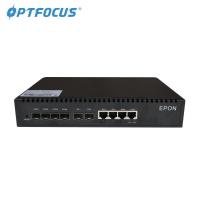 China 24 Port GPON EPON OLT 20km Transmission Distance 20W Low Power Consumption for sale