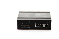 China Unmanaged 5 Port Industrial Gigabit Ethernet Switch 2x 1000M Fiber 3x RJ45 for sale