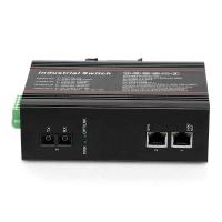 China Industrial Gigabit Ethernet Switch 3 Ports 1 Fiber 2 RJ45 -40 to 85C for sale