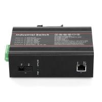 China Industrial PoE Ethernet Switch 1 100M Fiber Port 1 RJ45 Port DC10 58V for sale