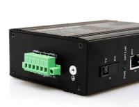 China Industrial PoE Switch 1x100M Fiber Port 4x10/100M RJ45 Unmanaged DIN Rail -40 to 85C for sale
