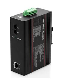 China Industrial PoE Fiber Switch 1x1000M SC Single Fiber Port 1x10/100/1000M RJ45 DC10-58V for sale
