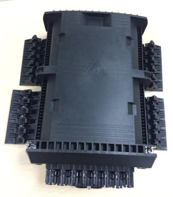 China IP68 4 Tray Fiber Optic Splice Closure Wall or Pole Mount 24 Ports for sale