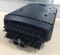 China IP68 4 Tray Fiber Optic Splice Closure Wall or Pole Mount 24 Ports for sale