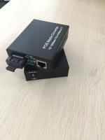 China 10/100M PoE Media Converter Single Mode Dual Fiber 25KM SC Port 48-57V DC for sale
