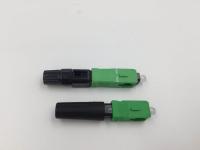 China SC APC Passive Electronic Components Ftth Fiber Optic Adaptor Fast Connector 50Mm for sale