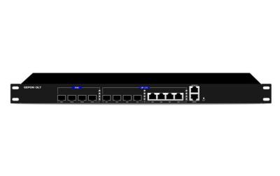 China EPON OLT 4 EPON Ports 8 GE Uplink 1U Chassis IEEE 802.3ah Network Switch for sale