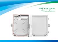 China 16 Ports Fiber Termination Box Outdoor FTTH Access Network IP65 White for sale
