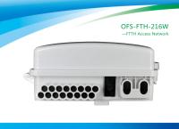 China 16 Ports Fiber Termination Box Outdoor FTTH Access Network IP65 White for sale