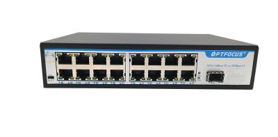 China Multi Ports Fiber Optic Network Switch 1000 Base - X  10 / 100M 5Gbps Bandwidth for sale