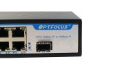 China Multi Ports Fiber Optic Network Switch 1000 Base - X  10 / 100M 5Gbps Bandwidth for sale