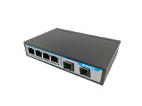 China Gigabit Fiber Optic Switch 10 / 100 / 1000M Dual Fiber Automatic MAC Address Learning  for sale