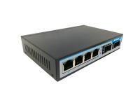 China Gigabit Fiber Optic Switch 10 / 100 / 1000M Dual Fiber Automatic MAC Address Learning  for sale