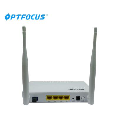China FTTH GPON ONU 1GE 3FE WiFi 2.4G Compatible Fiberhome Huawei OLT 12V for sale