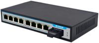 China 8 Port 10/100Mbps RJ45 1 Port 1000Mbps FX Fiber Switch for Intelligent Traffic Monitoring for sale
