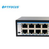 China SFP Ethernet Network Switch 8W Max Power Wall Mounts Installation 207mm × 140mm × 45mm for sale