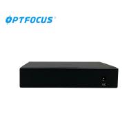 China Industrial 2 Port Gigabit Fiber Optic Switch 10/100/1000M with 2 SFP Slots for sale