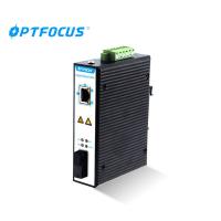 China Industrial Gigabit Media Converter 1 Port 10/100/1000Base-T to 1000M SM SC 20KM IP40 for sale