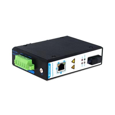 China Industrial Gigabit Media Converter 1 Port 10/100/1000Base-T to 1000M SM SC 20KM IP40 for sale