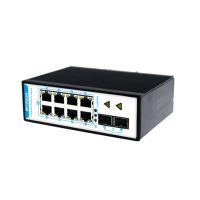 China Broadcast Storm Controlled Industrial Ethernet Switch Redundant Dual DC Power Inputs for sale