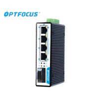 China Industrial 4 Port Gigabit Managed Switch 1 Port 1000M Fiber Dual Optical Module for sale