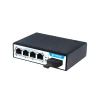 China Industrial 4 Port Gigabit Managed Switch 1 Port 1000M Fiber Dual Optical Module for sale