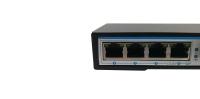 China 4 Port Gigabit Fiber Optic Switch 10/100/1000M 2 SFP Slot 140x93x28mm for sale