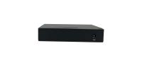China 4 Port Gigabit Fiber Optic Switch 10/100/1000M 2 SFP Slot 140x93x28mm for sale