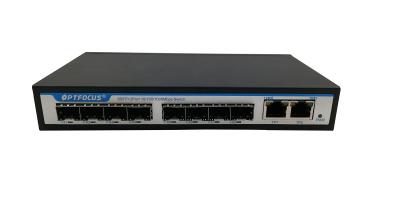 China 8 Port Gigabit SFP Fiber Switch 2 Port 10/100/1000Mbps RJ45 Industrial Ethernet Network Switch for sale