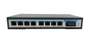 China 8 Port Gigabit Fiber Optic Switch Dual Fiber SM 20KM Industrial Network Switch for sale