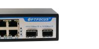 China 16 Port PoE Network Switch 10/100Mbps 2 Gigabit Uplink SFP 802.3af at 30W for IP Cameras for sale