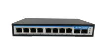 China Anomaly Link Detection PoE Network Switch 8 Port 10 / 100M SFP Port  For IP Camera for sale