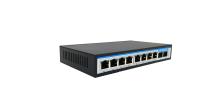 China Anomaly Link Detection PoE Network Switch 8 Port 10 / 100M SFP Port  For IP Camera for sale