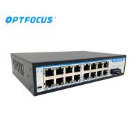 China Multi Ports Fiber Optic Switch 1000 Base - X With Redundant Dual DC Power Inputs for sale