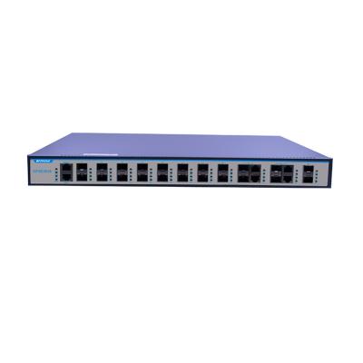 China FTTH EPON OLT 1U Rack Mounted 16 GPON Port OLT 1 128 Splitting Ratio 20km Distance for sale