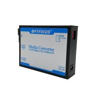 China OPTFOCUS 100M Bidi 20km SC Fiber Media Converter SM 1310nm 1550nm for sale