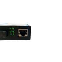 China Gigabit Single Fiber Media Converter 10/100/1000Base-FX SM SC 60km for sale