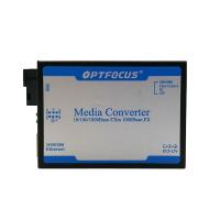 China 10/100/1000M Single Fiber Single Mode Media Converter 1310nm 1550nm 20km SC for sale